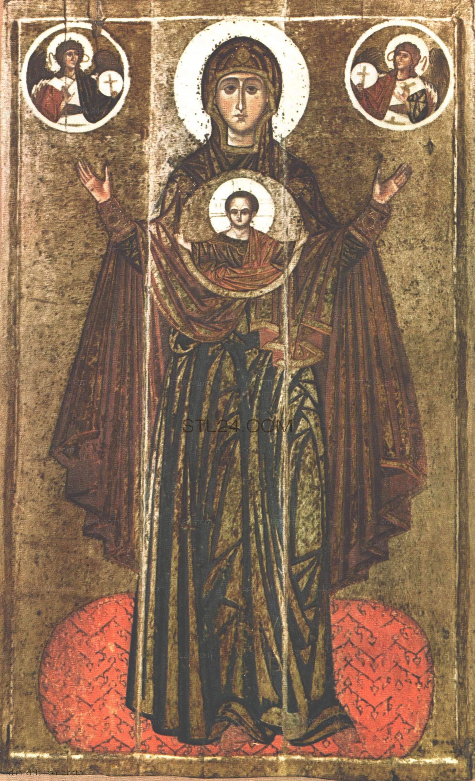 Our Lady of Oranta - The Virgin of Oranta-0084 - | 3D model 3DSMAX ...