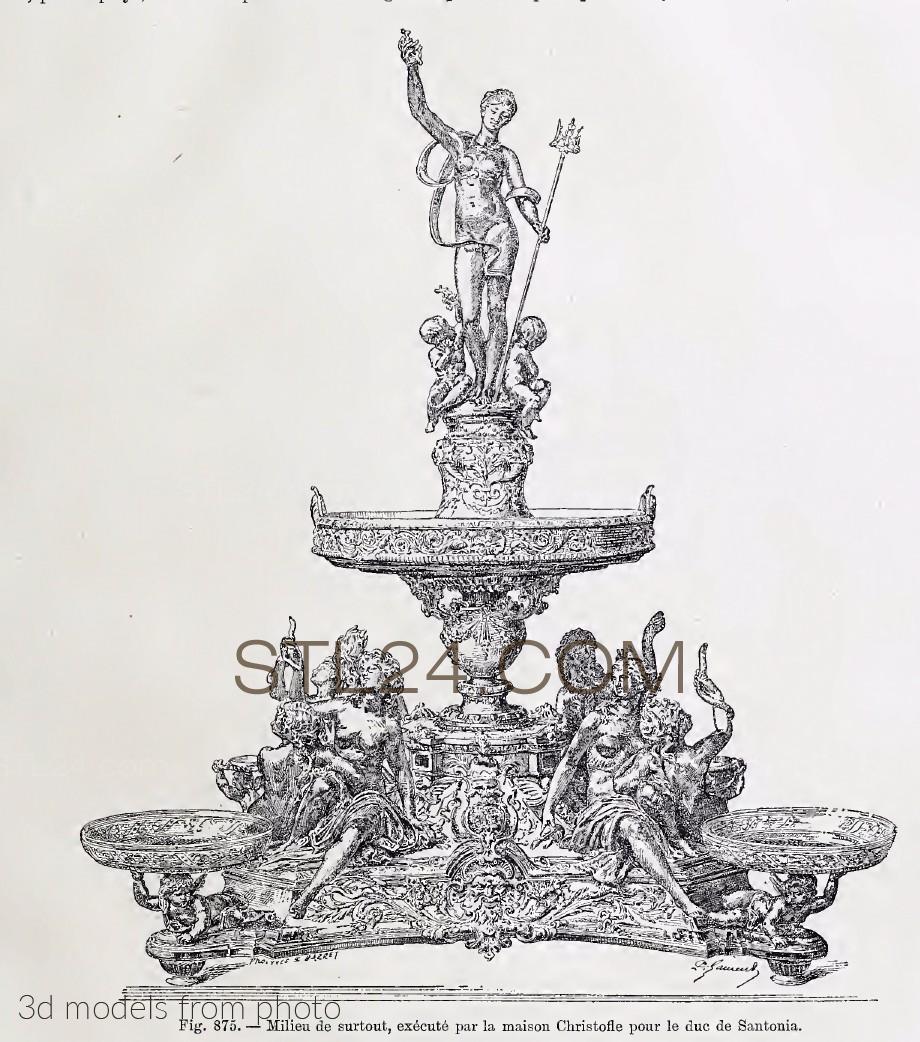 Fountains - FOUNTAIN_0075 - | 3D model 3DSMAX / OBJ / STL. 3D stl model ...