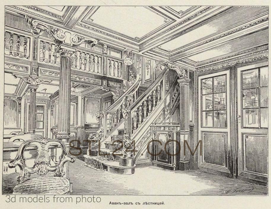 Interiors - INTERIOR_0131 - | 3D model 3DSMAX / OBJ / STL. 3D stl model ...