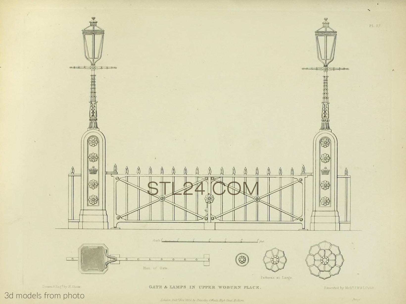 Wrought iron lattices - FORGED FENCE_0003 - | 3D model 3DSMAX / OBJ ...