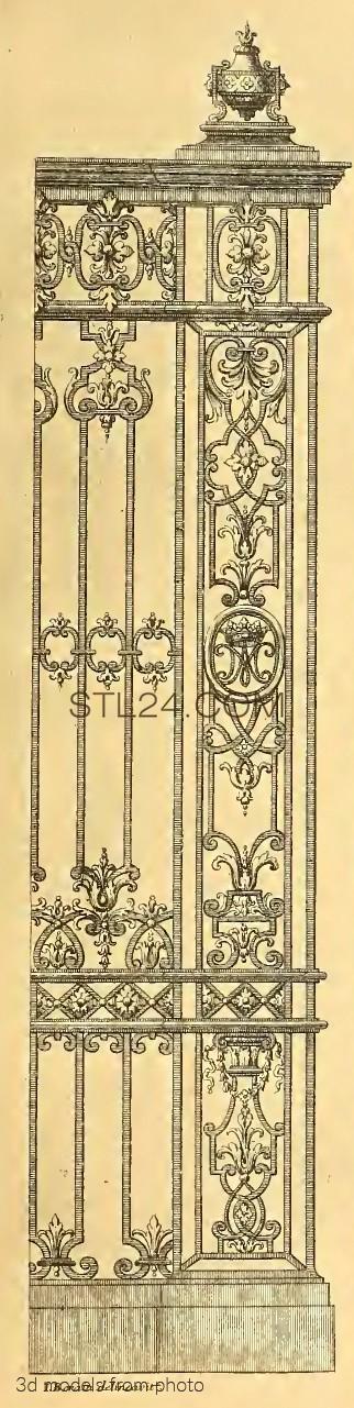 Wrought iron lattices - FORGED FENCE_0019 - | 3D model 3DSMAX / OBJ ...
