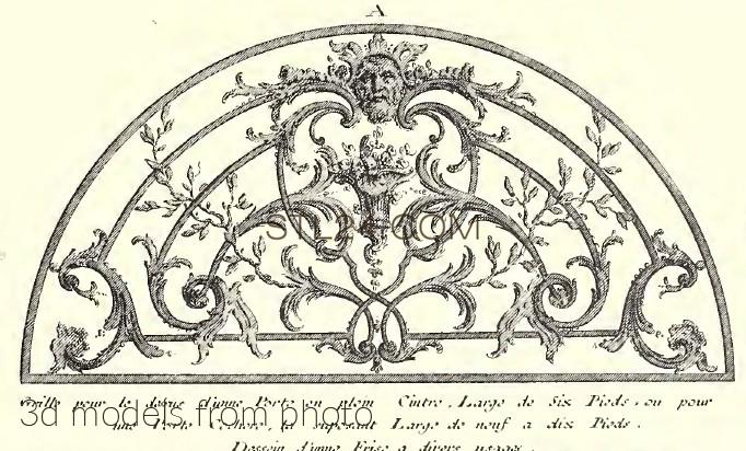 Wrought iron lattices - FORGED FENCE_0029 - | 3D model 3DSMAX / OBJ ...