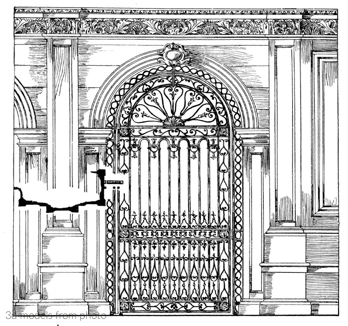 Wrought iron lattices - FORGED FENCE_0042 - | 3D model 3DSMAX / OBJ ...