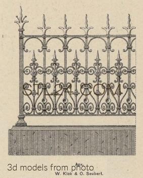 Wrought iron lattices - FORGED FENCE_0108 - | 3D model 3DSMAX / OBJ ...