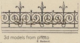 Wrought iron lattices - FORGED FENCE_0111 - | 3D model 3DSMAX / OBJ ...