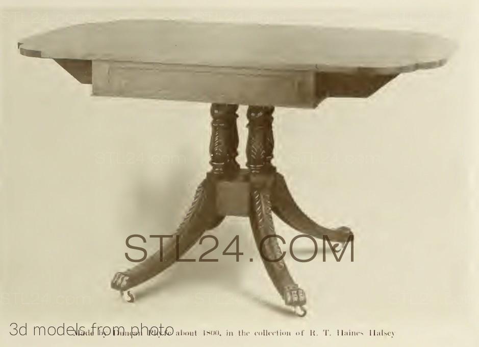 Dining tables - DINING TABLE_0108 - | 3D model 3DSMAX / OBJ / STL. 3D ...