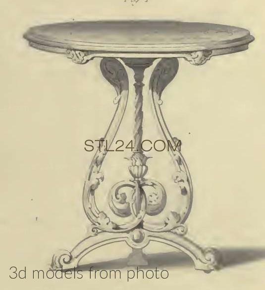 Dining tables - DINING TABLE_0140 - | 3D model 3DSMAX / OBJ / STL. 3D ...