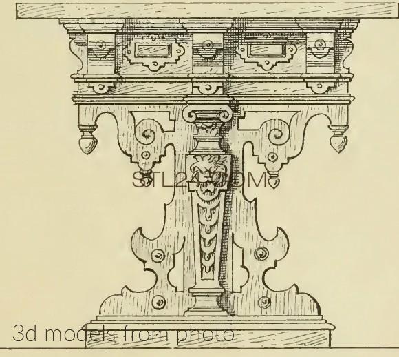 Dining tables - DINING TABLE_0161 - | 3D model 3DSMAX / OBJ / STL. 3D ...