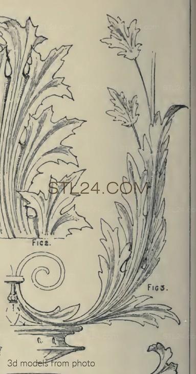 Acanthus - ACANTHUS_0234 - | 3D model 3DSMAX / OBJ / STL. 3D stl model ...