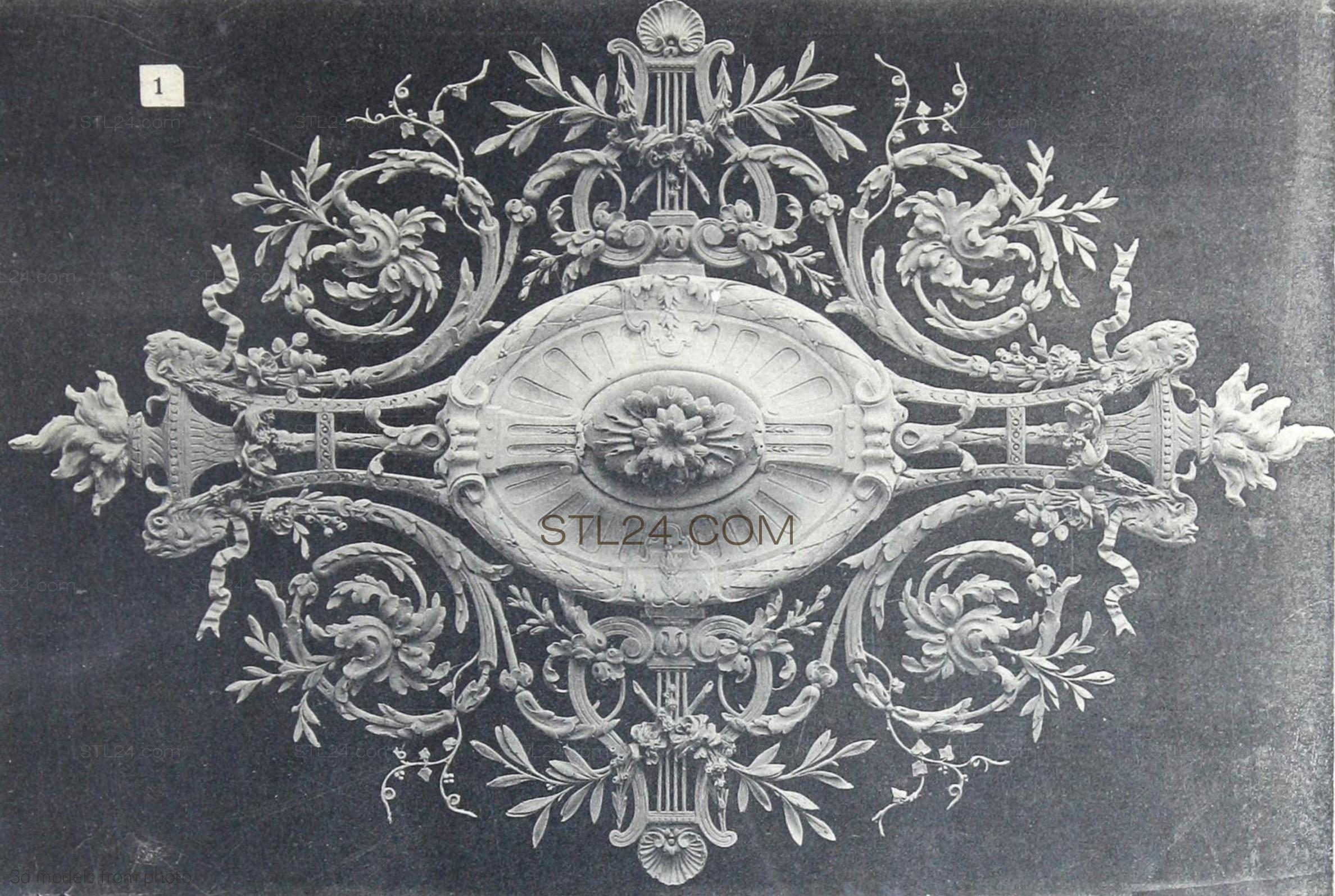 Ceiling rosettes - CEILING ROSETTE_0065 - | 3D model 3DSMAX / OBJ / STL ...