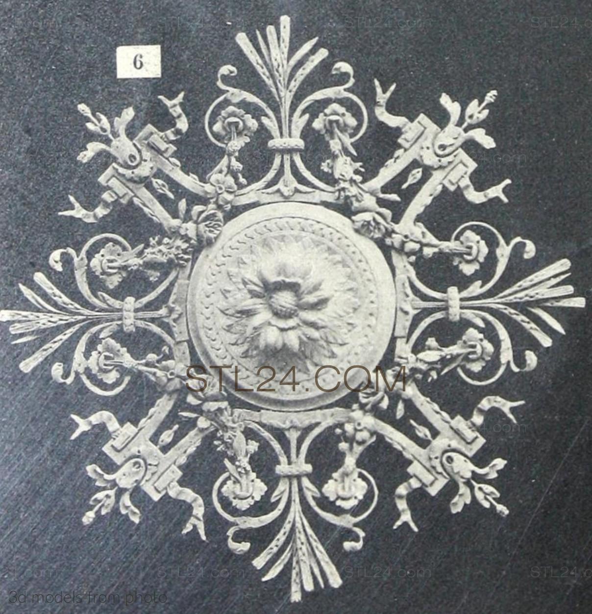 Ceiling rosettes - CEILING ROSETTE_0067 - | 3D model 3DSMAX / OBJ / STL ...