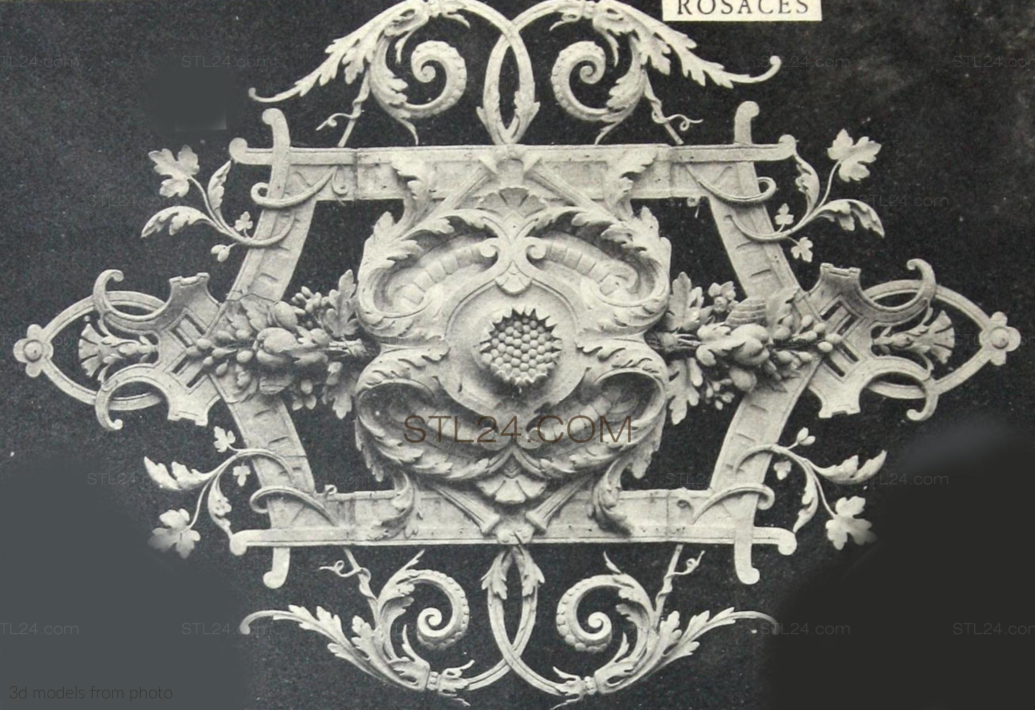 Ceiling rosettes - CEILING ROSETTE_0093 - | 3D model 3DSMAX / OBJ / STL ...