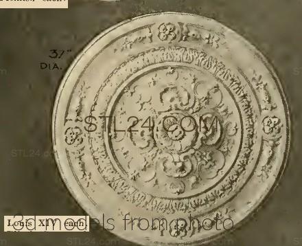 Ceiling rosettes - CEILING ROSETTE_0171 - | 3D model 3DSMAX / OBJ / STL ...