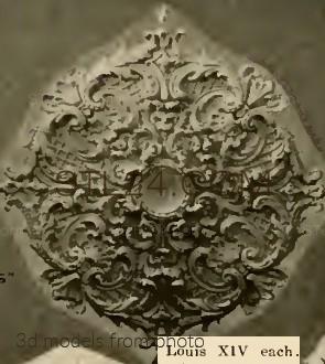 Потолочные розетки - LOUIS XIV jacobson & co_160vff CEILING ROSETTE ...