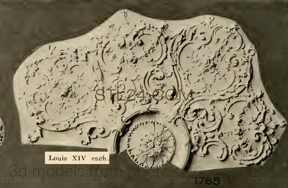 Ceiling rosettes - CEILING ROSETTE_0179 - | 3D model 3DSMAX / OBJ / STL ...