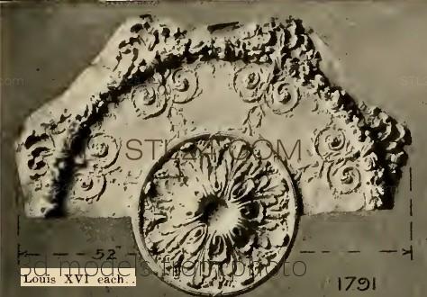 Ceiling rosettes - CEILING ROSETTE_0183 - | 3D model 3DSMAX / OBJ / STL ...