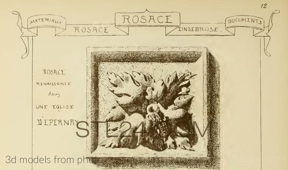 Rosettes - ROSETTE_0034 - | 3D model 3DSMAX / OBJ / STL. 3D stl model ...