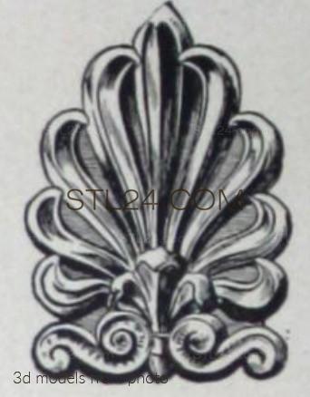 Shells - SHELL_0044 - | 3D model 3DSMAX / OBJ / STL. 3D stl model for CNC