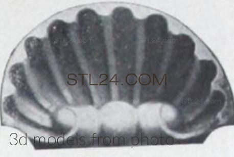 Shells - SHELL_0064 - | 3D model 3DSMAX / OBJ / STL. 3D stl model for CNC
