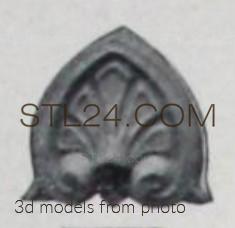 Ракушки - Architectural_sheet_metal_ornaments_129w SHELL_0075 - | 3D ...