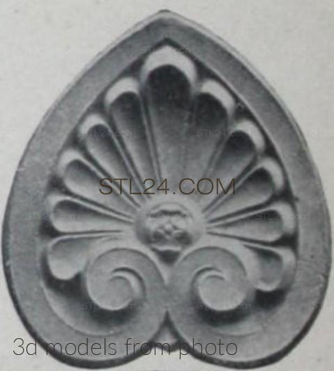 Shells - SHELL_0083 - | 3D model 3DSMAX / OBJ / STL. 3D stl model for CNC