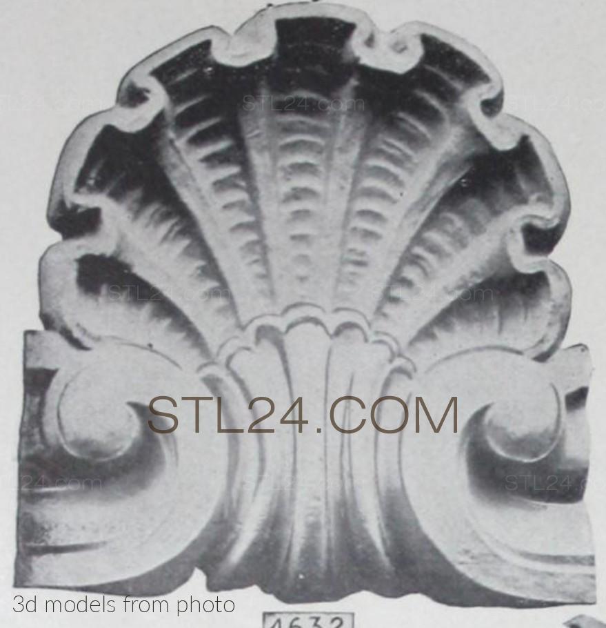 Shells - SHELL_0084 - | 3D model 3DSMAX / OBJ / STL. 3D stl model for CNC