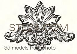 Shells - SHELL_0126 - | 3D model 3DSMAX / OBJ / STL. 3D stl model for CNC