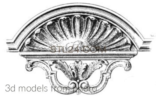 Shells - SHELL_0186 - | 3D model 3DSMAX / OBJ / STL. 3D stl model for CNC