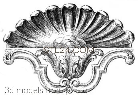 Shells - SHELL_0187 - | 3D model 3DSMAX / OBJ / STL. 3D stl model for CNC