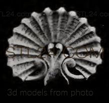 Shells - SHELL_0203 - | 3D model 3DSMAX / OBJ / STL. 3D stl model for CNC