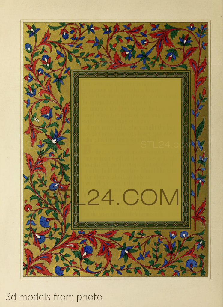 Vignette Frames - VIGNETTE FRAME_0455 - | 3D model 3DSMAX / OBJ / STL ...