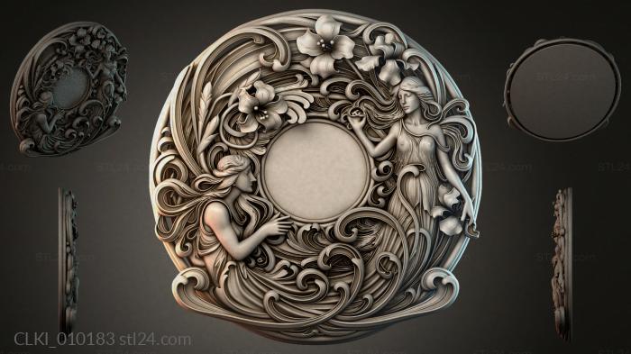 Different watches - CLKI_010183. 3D stl model for CNC