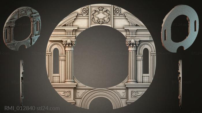 Decorative frames, framing - Architectural decor with columns and ...
