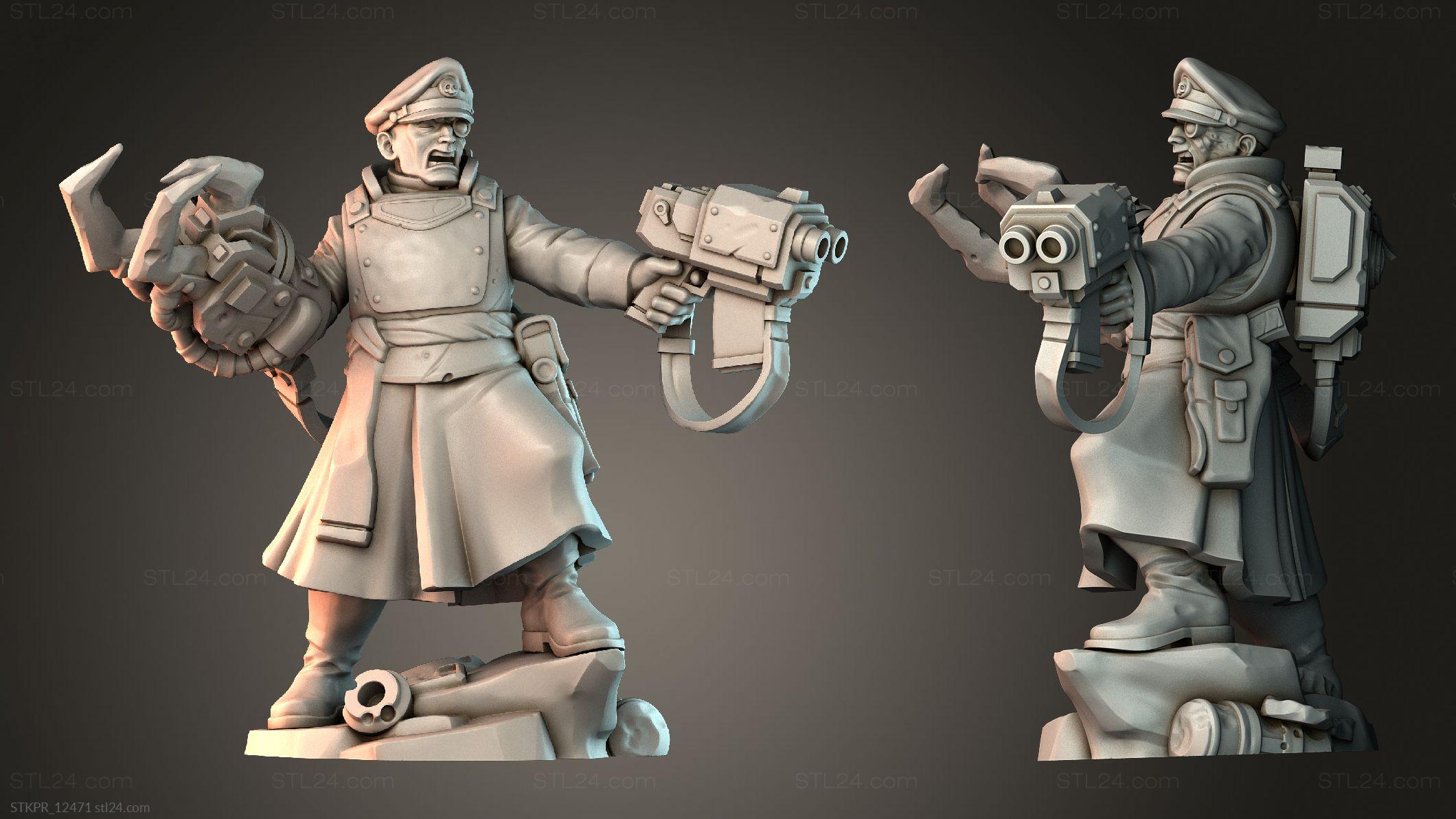 Figurines simple - STKPR_12471. 3D stl model for CNC