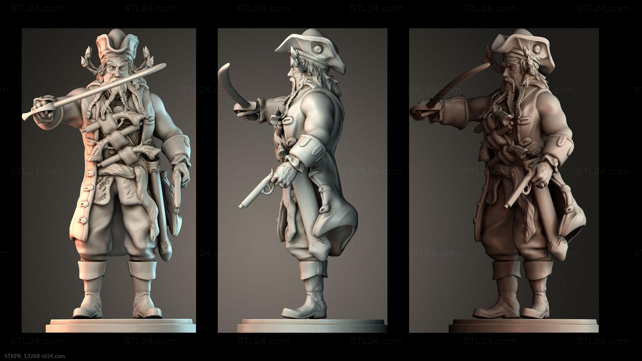 Figurines simple - STKPR_13268. 3D stl model for CNC