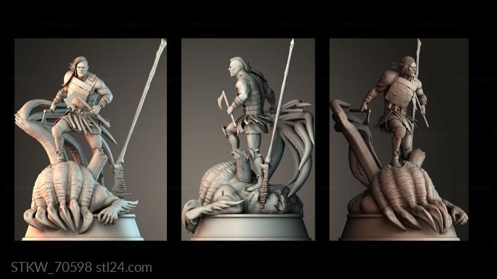 Military figurines - Marauder - Path of Exile, STKW_70598. 3D stl model ...